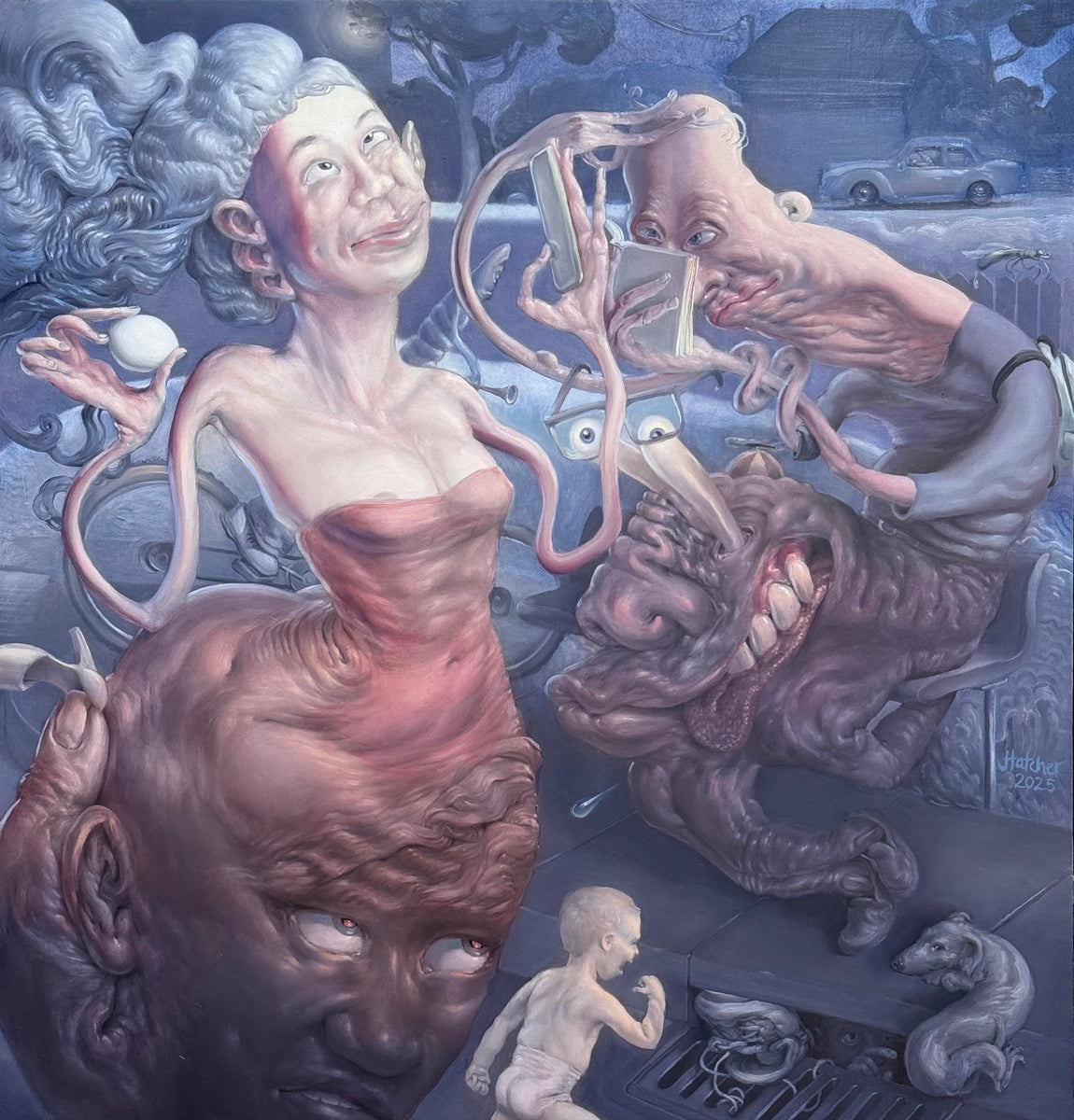 Jeremy Hatcher • Book Work & Selfie Girl – Brassworks Gallery