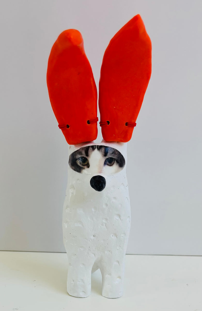 Michele Suchland • Pretender with orange ears – Brassworks Gallery