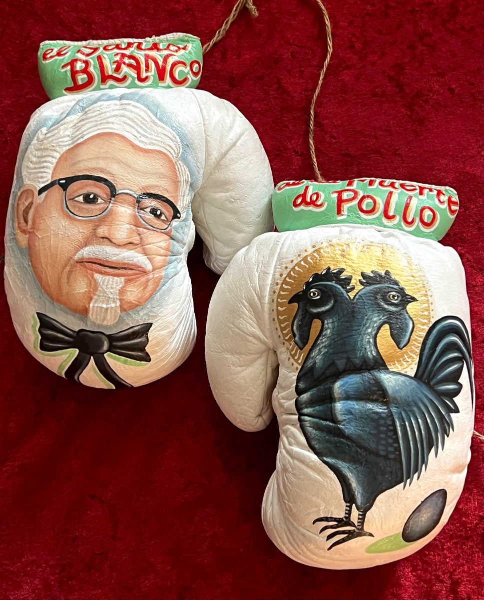 el Santo Blanco de la Muerte de Pollo • Bryan Cunningham – Brassworks Gallery