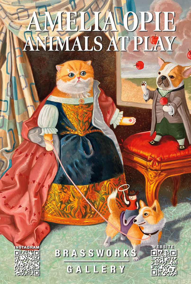 Amelia Opie • Small Solo Show "Animals At Play" – Brassworks Gallery