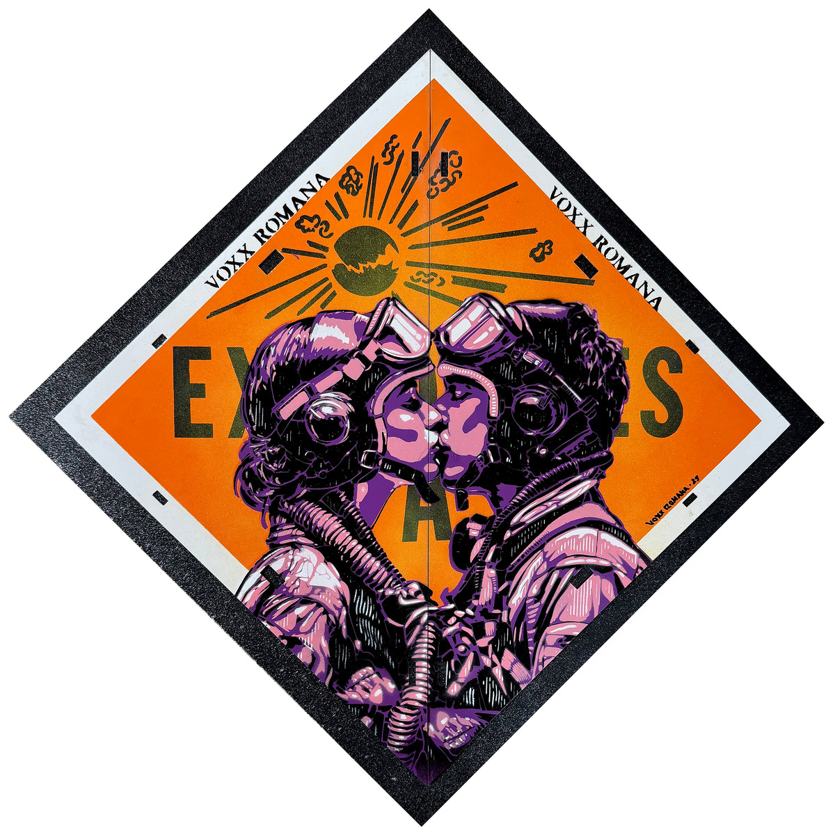Voxx Romana • Cosmic Kiss Sign V1 – Brassworks Gallery