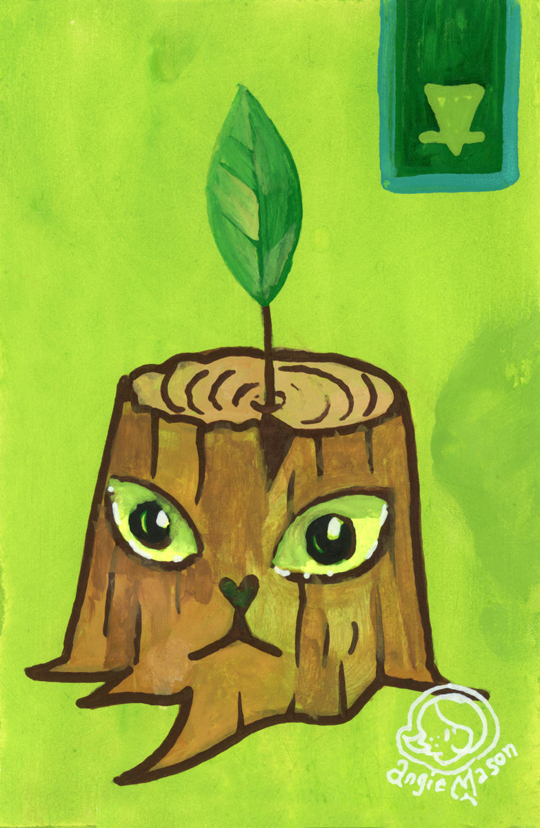 Angie Mason • ELEMENT CATS SERIES - EARTHCAT – Brassworks Gallery