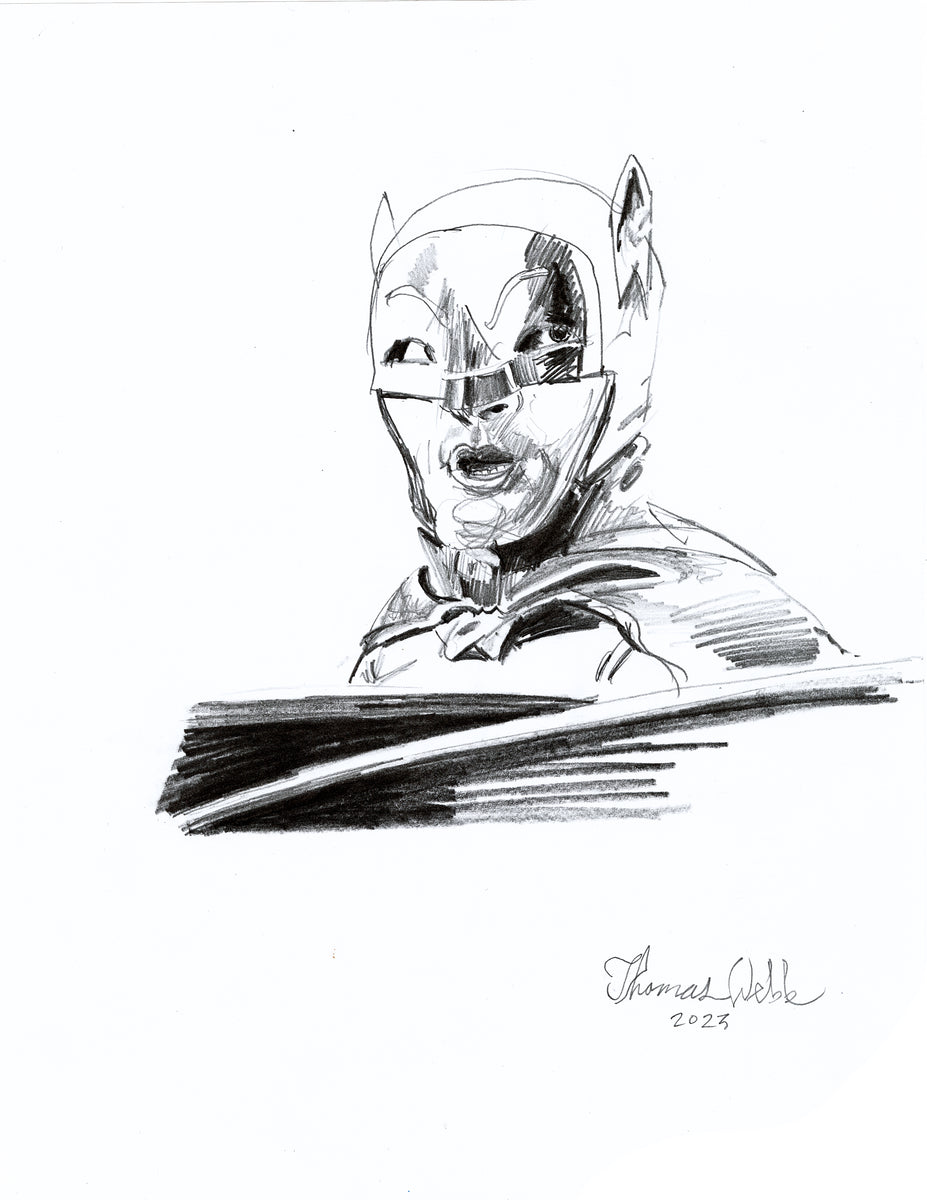 Batman (Inspirational Sketch) • Thomas Webb – Brassworks Gallery
