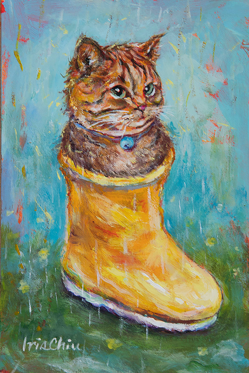 Iris Chiu Art • Boots of Joy – Brassworks Gallery