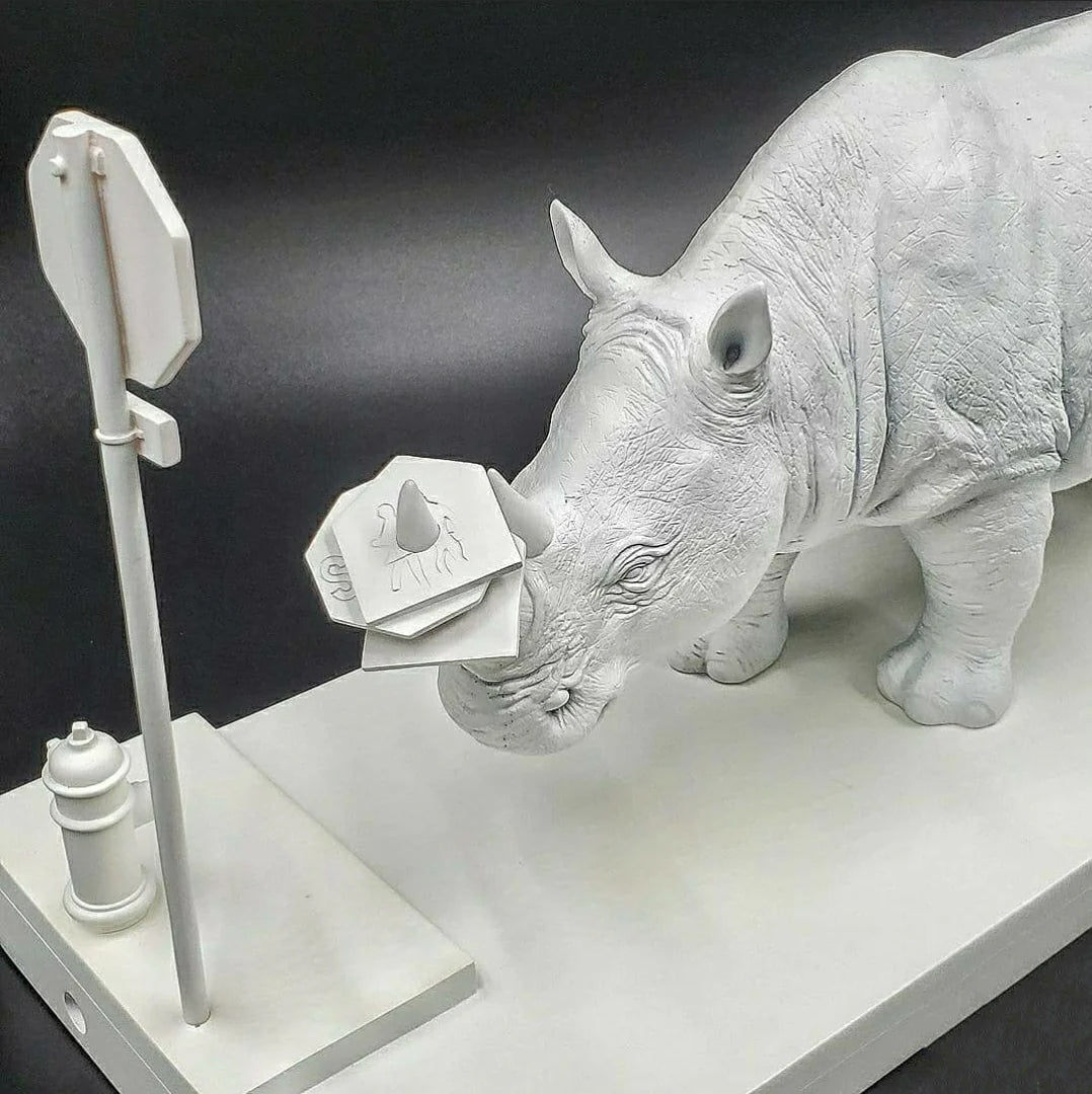 The Collector, Sculpture • Josh Keyes – Brassworks Gallery