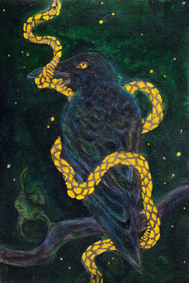 Caitlin Fowler • Crow-and-serpent – Brassworks Gallery