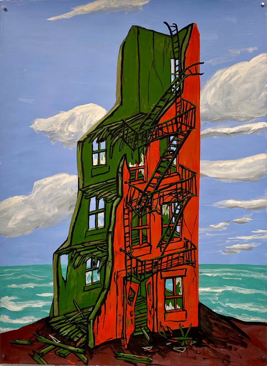 Cat Building Clouds • Rick Prol – Brassworks Gallery