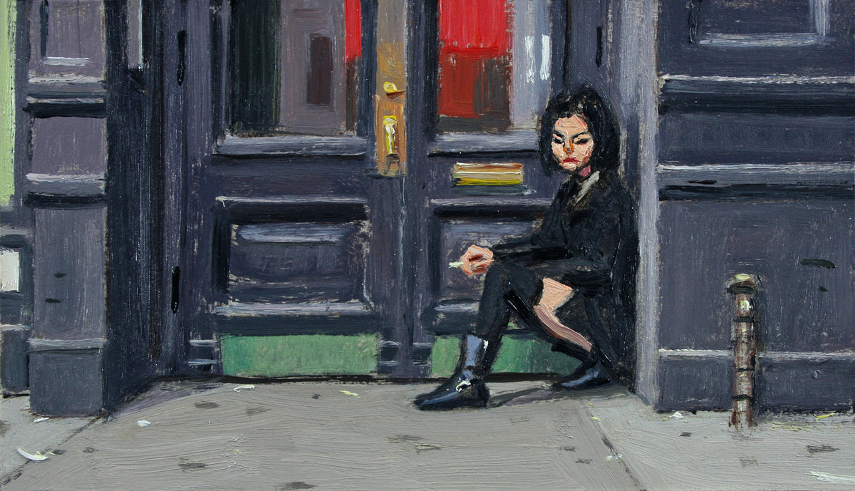 Vincent Giarrono • Christy in Doorway – Brassworks Gallery