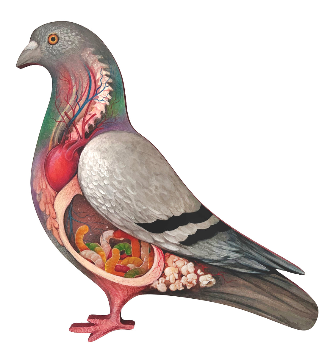 Demian Anderson • Early Bird Gets The (Gummy) Worm – Brassworks Gallery