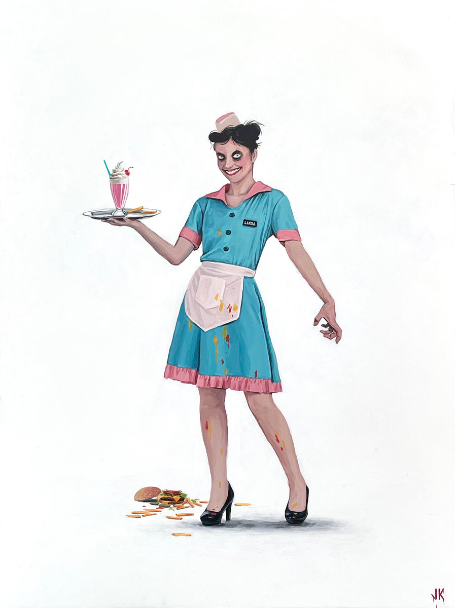Josh Keyes • Linda – Brassworks Gallery