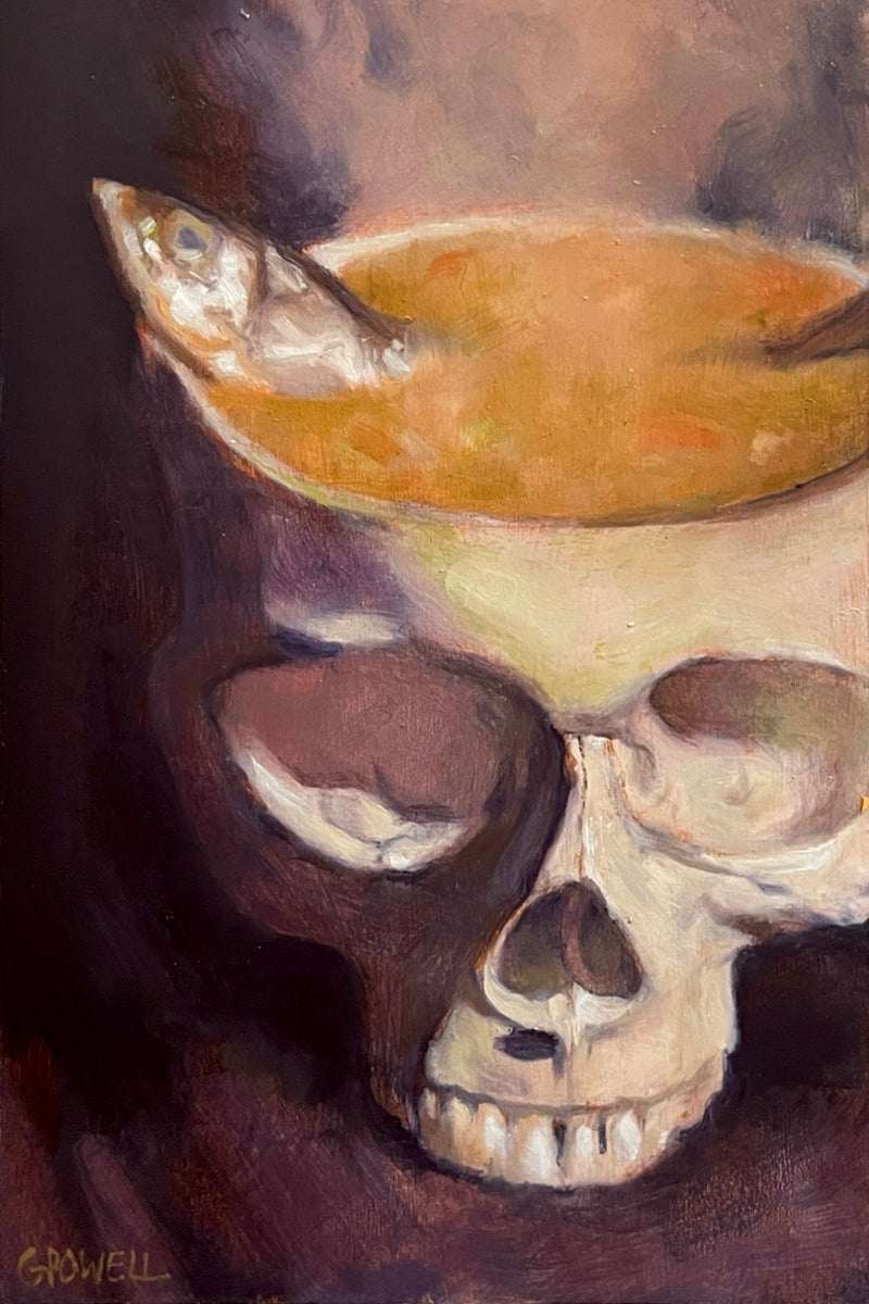 Geoff Powell • Memento Mori 3 - Skull of Soup – Brassworks Gallery