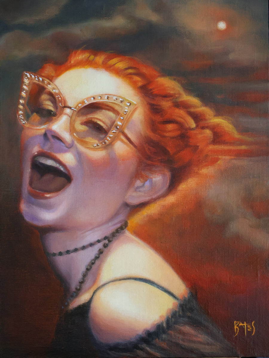 Donna Bates • Howl At The Ginger Moon – Brassworks Gallery