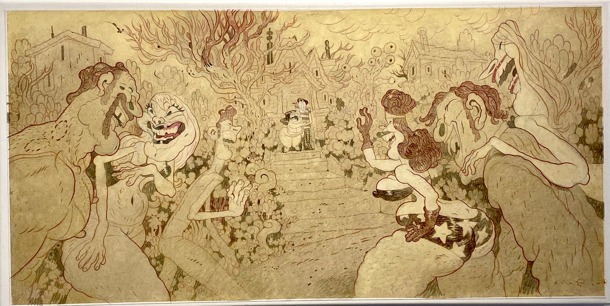 Arriving (rough) • Dave Cooper – Brassworks Gallery