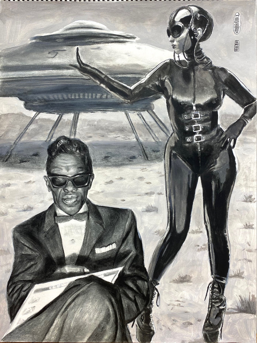 Gregory Hergert • Lightnin Hopkins Returns – Brassworks Gallery