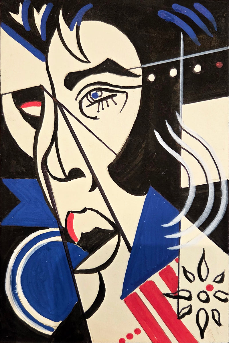 Jared Davis • CUBIST ELVIS 1 – Brassworks Gallery