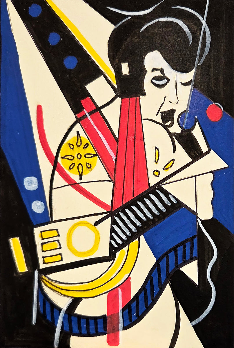 Jared Davis • CUBIST ELVIS 2 – Brassworks Gallery