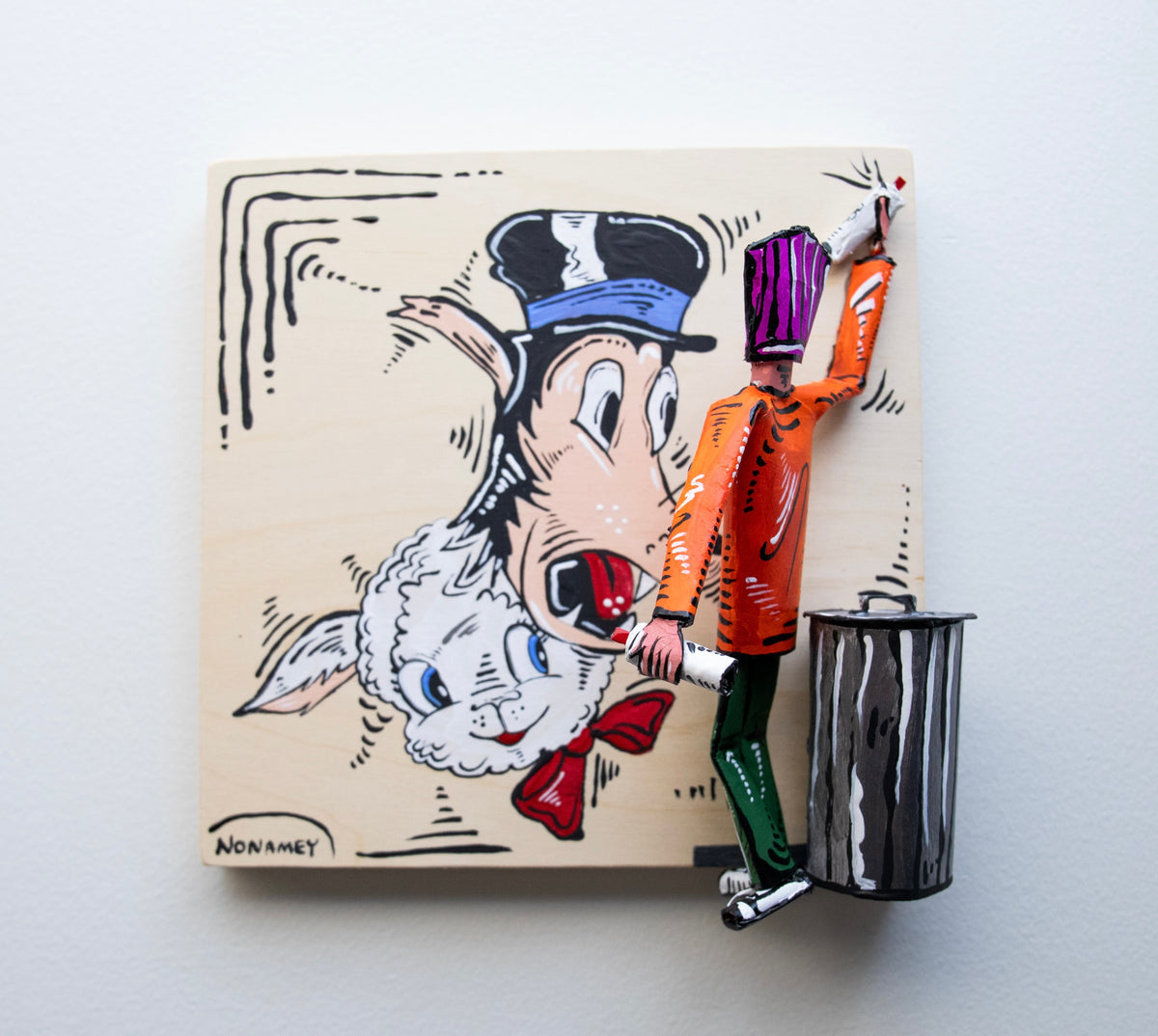 NONAMEY • The Wolf and the Lamb – Brassworks Gallery