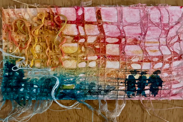 Ellen Stern • Postcard Field Notes #1 After Meditation – Brassworks Gallery