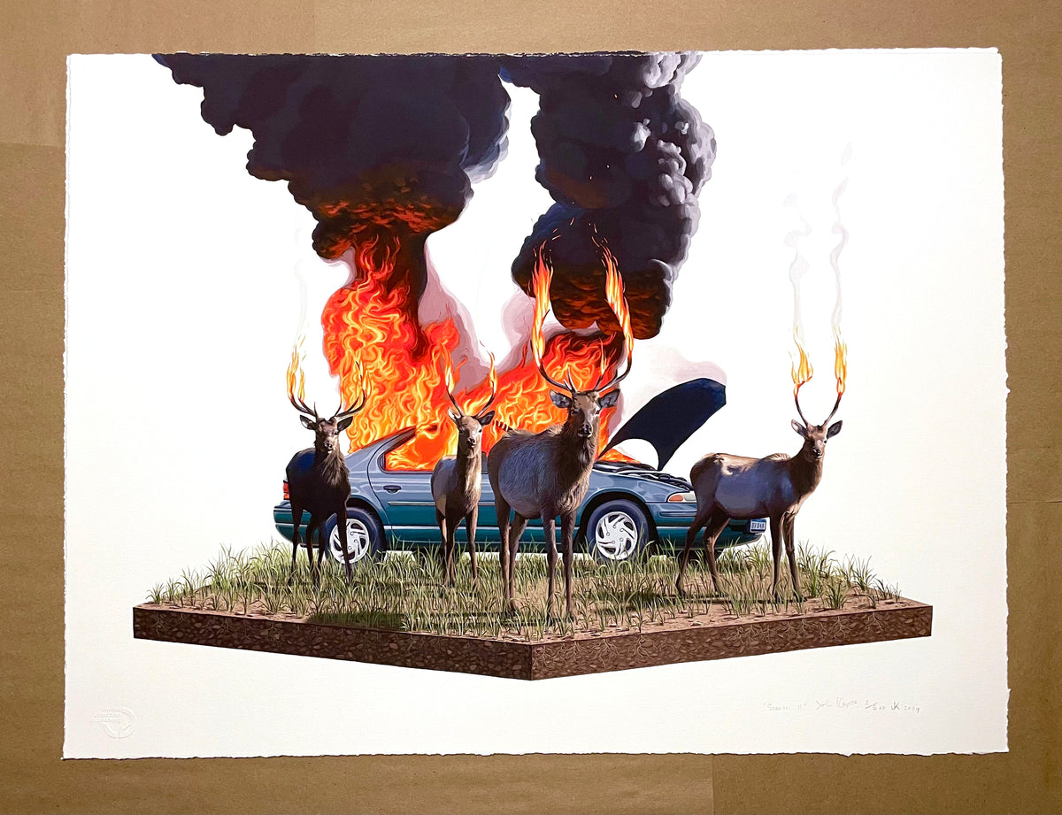 Scorch II (Print) • Josh Keyes – Brassworks Gallery
