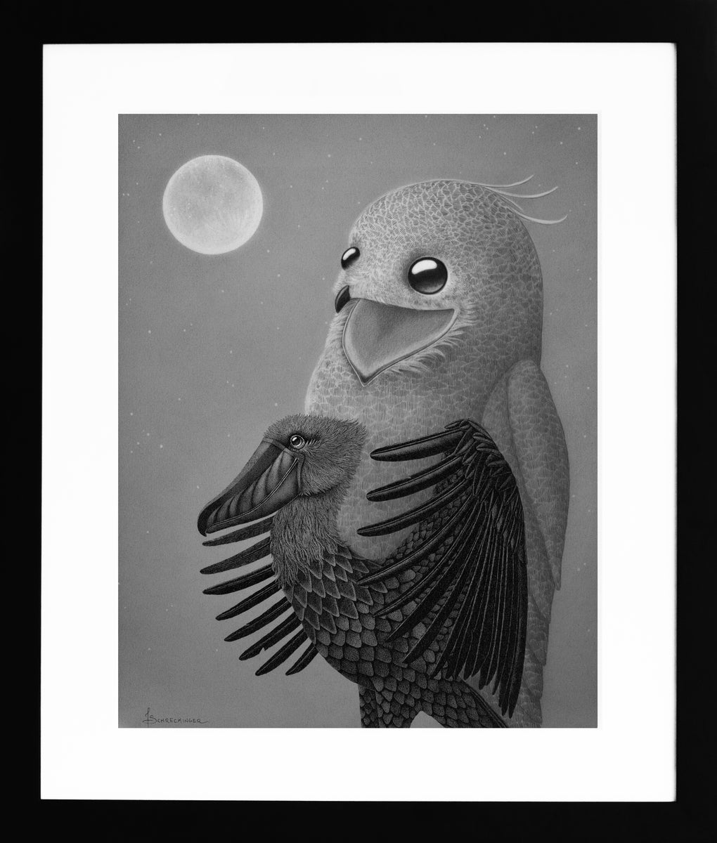 Sherman the Shoebill and Gilbert the Giant Ghost Bird • Juliet Schreck ...