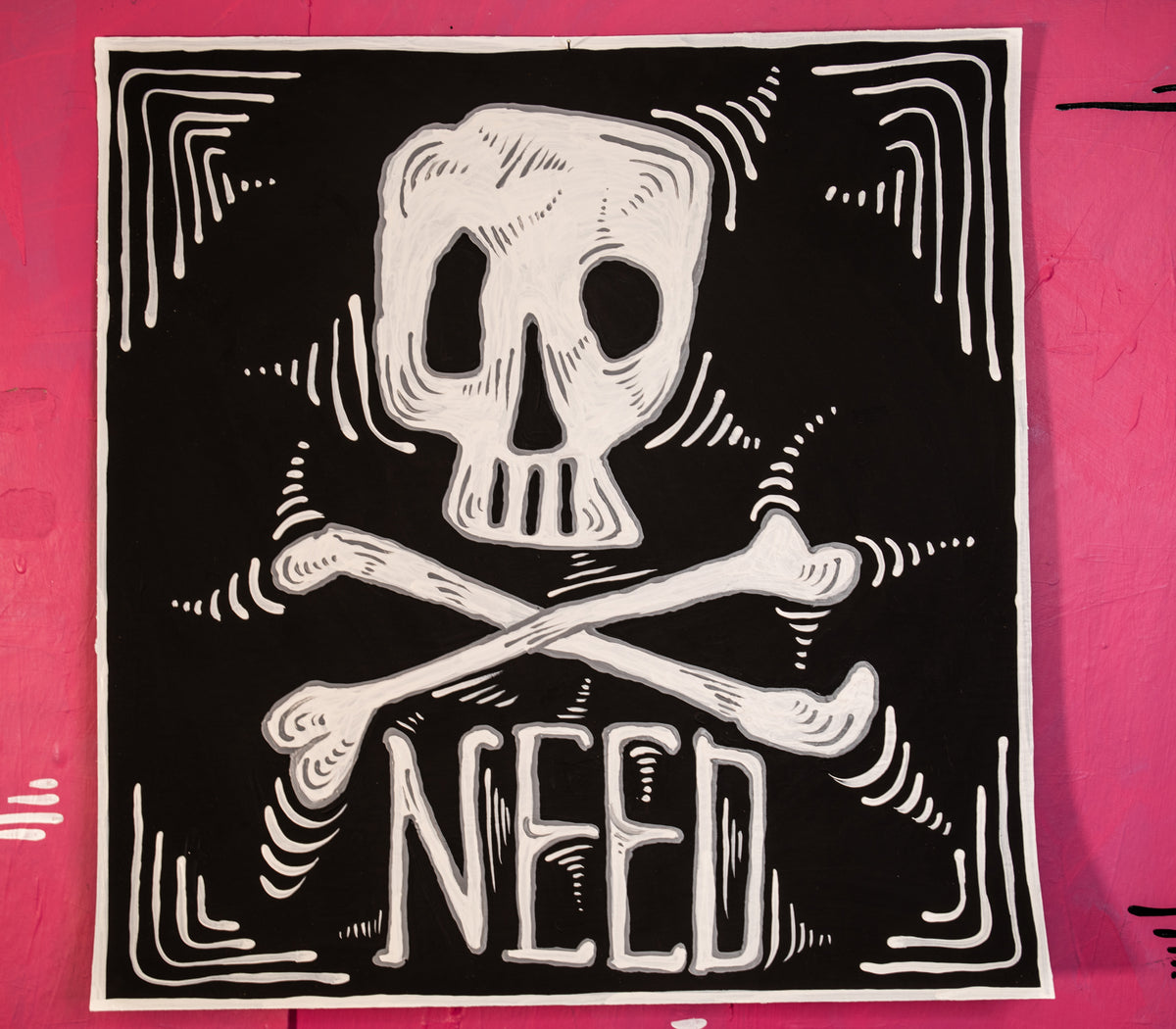 THE NEED POSTER • NONAMEY – Brassworks Gallery