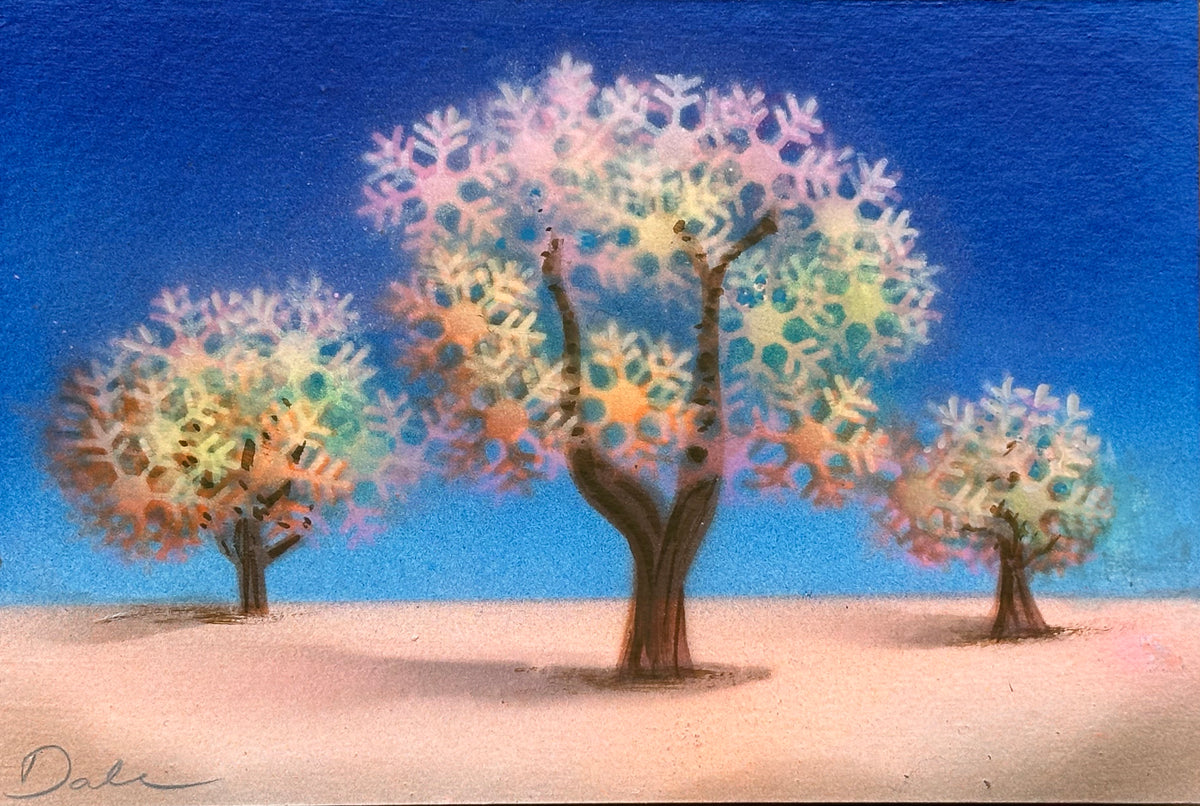Dale Sizer • Rainbow Trees – Brassworks Gallery