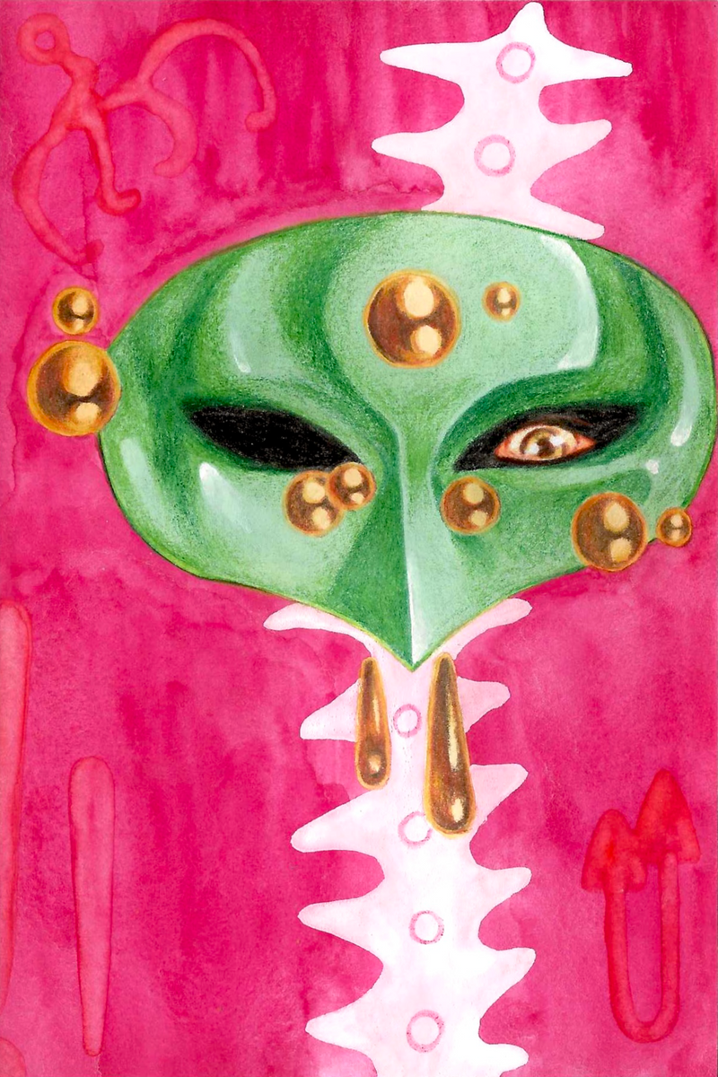 Ursa Rhen • Dripping Mask – Brassworks Gallery