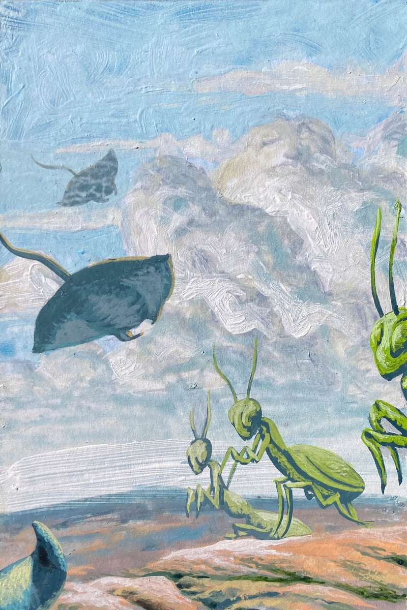 Vezun • manta rays vs. mantises in atlantis – Brassworks Gallery