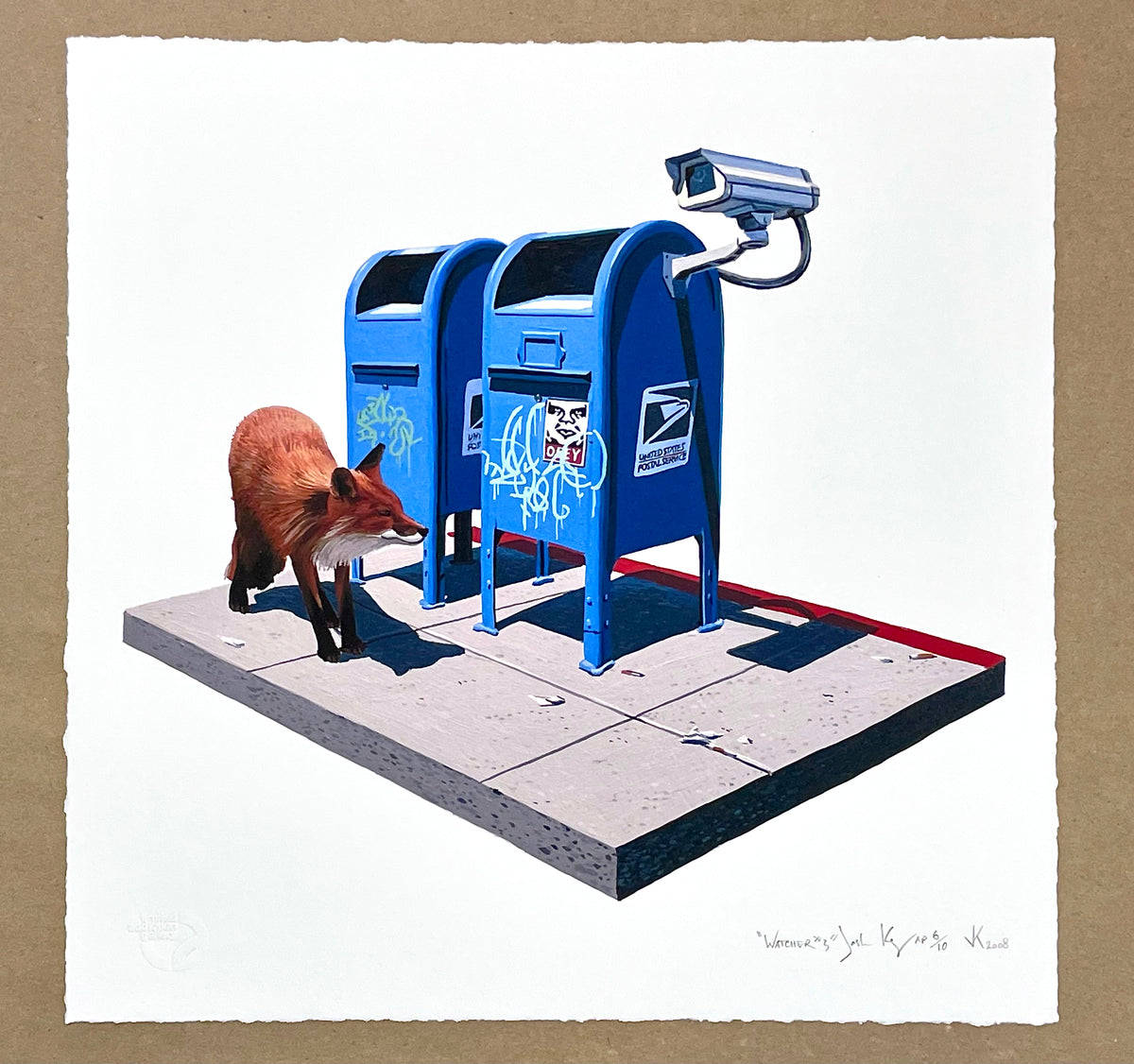 Watcher III (Print) • Josh Keyes – Brassworks Gallery