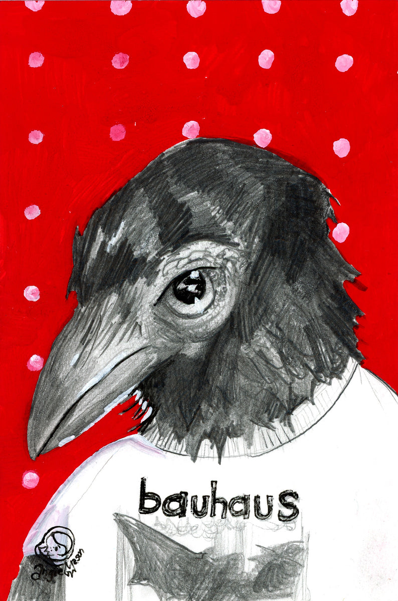 We Are The Weirdos series - Crow • Angie Mason – Brassworks Gallery