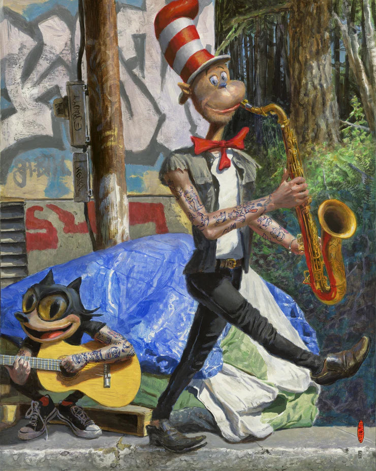 Gregory Hergert • 2 Cats – Brassworks Gallery