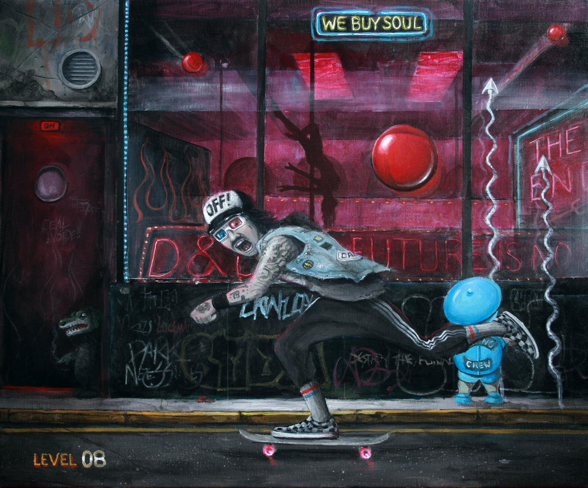 Luciano Sanchez • The history of Dani California & Pang Boy – Brassworks Gallery