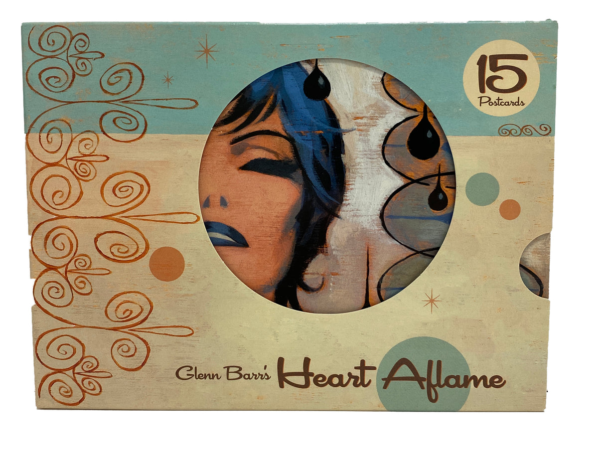 Heart Aflame Limited Edition Postcards • Glenn Barr – Brassworks Gallery