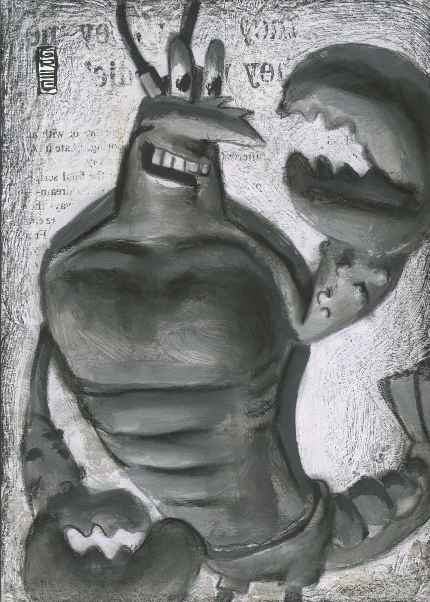 Larry the lobster • Gregory Hergert – Brassworks Gallery