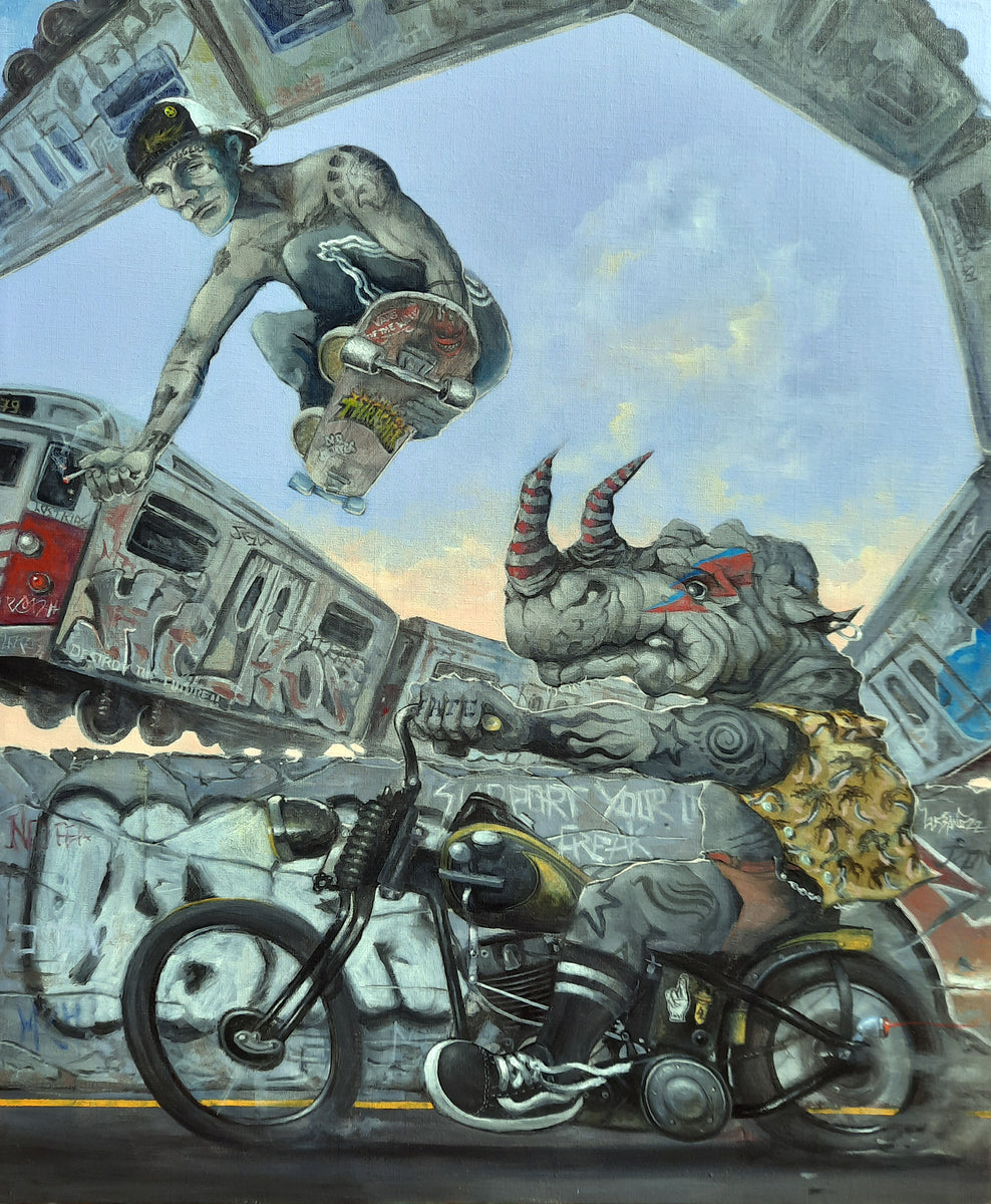 Luciano Sanchez • Rino Rider – Brassworks Gallery
