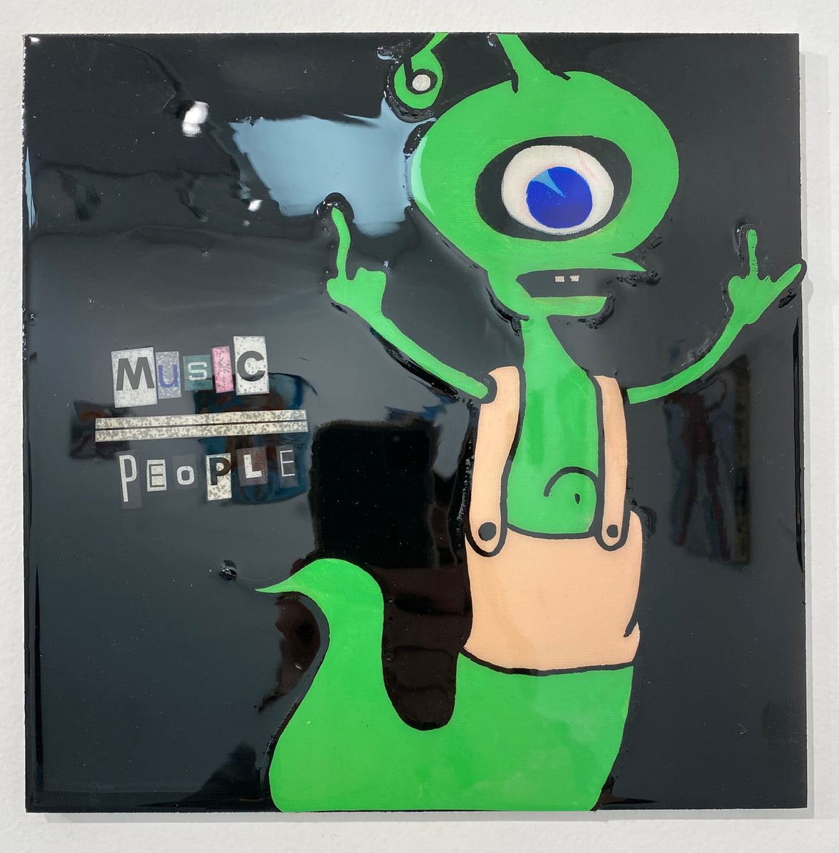 Gerald the Alien Elf - Kylie Nemeth – Brassworks Gallery